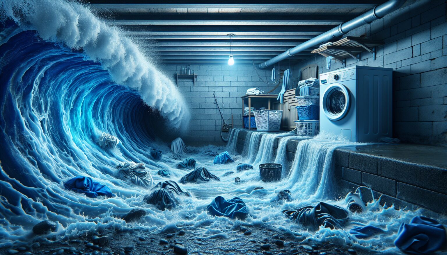 Basement drain backing up when washing clothes - plumbacademy.com