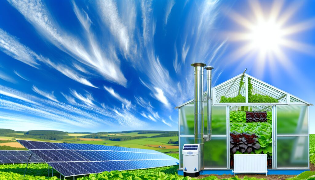 Solar powered heater for greenhouse - plumbacademy.com