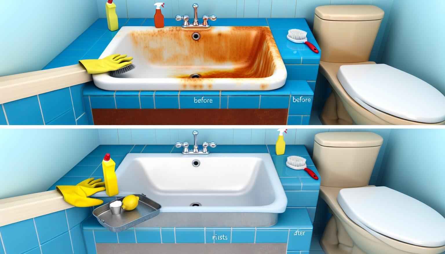 How to Remove Rust Stains from Your Sinks Tubs and Toilets ...